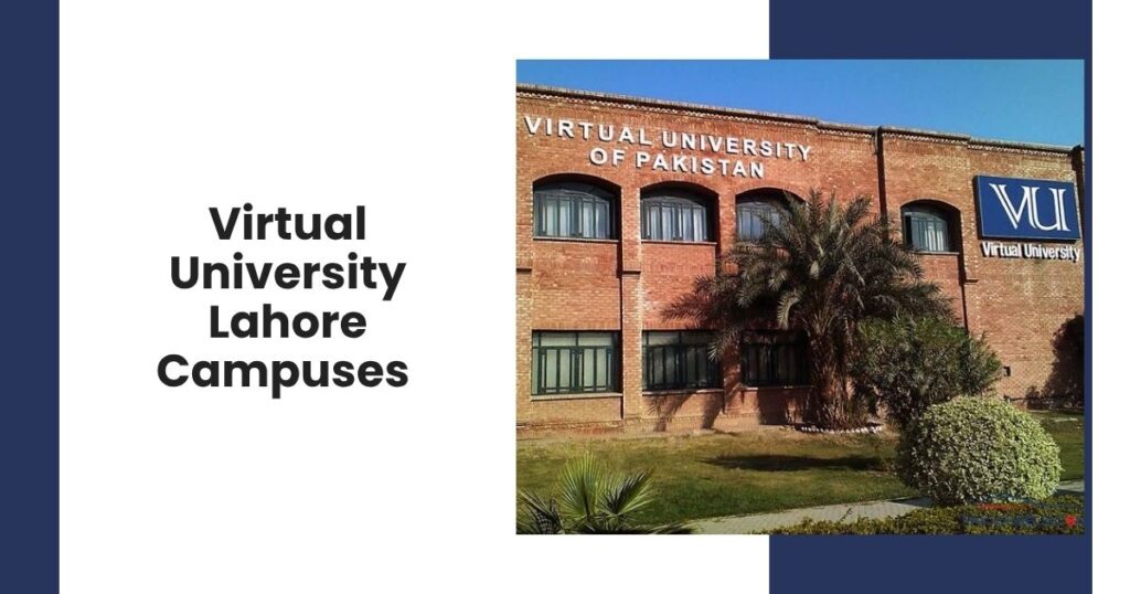 Virtual University Lahore Campuses